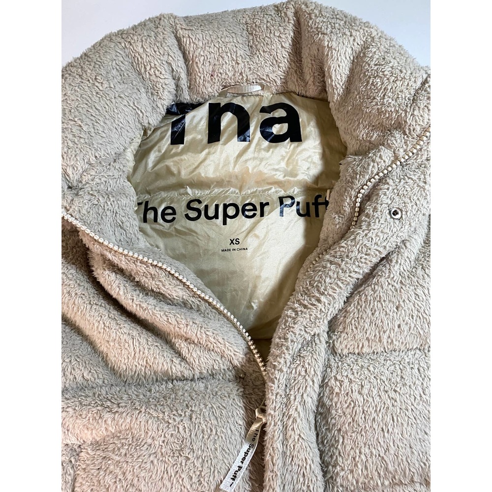 Tna The Super Puff Teddy Down Puffer Jacket Women's Xs - Gem